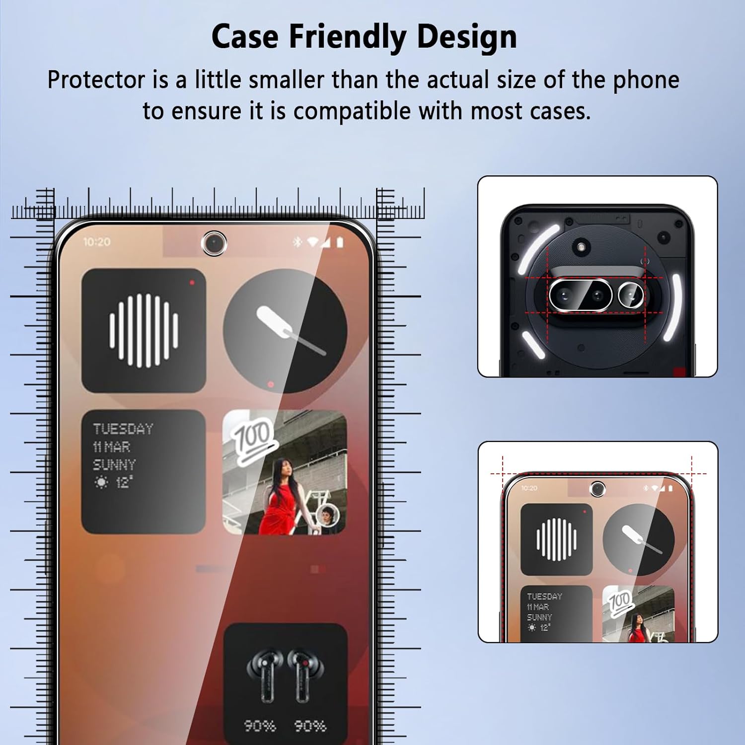 Nothing Phone (3a) Screen Protector & Camera lens