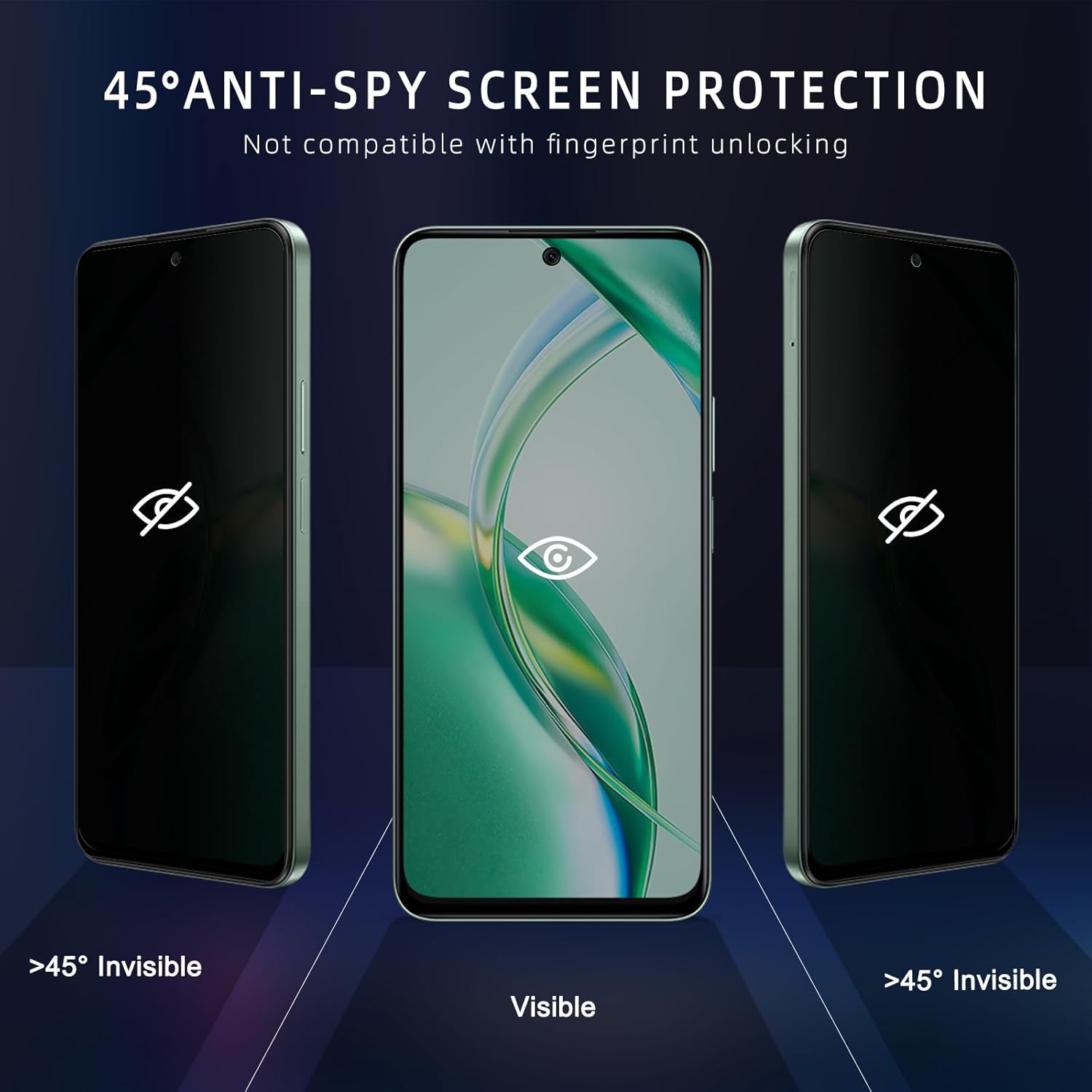 Honor 200 Smart Screen Protector Privacy Anti-Spy Glass