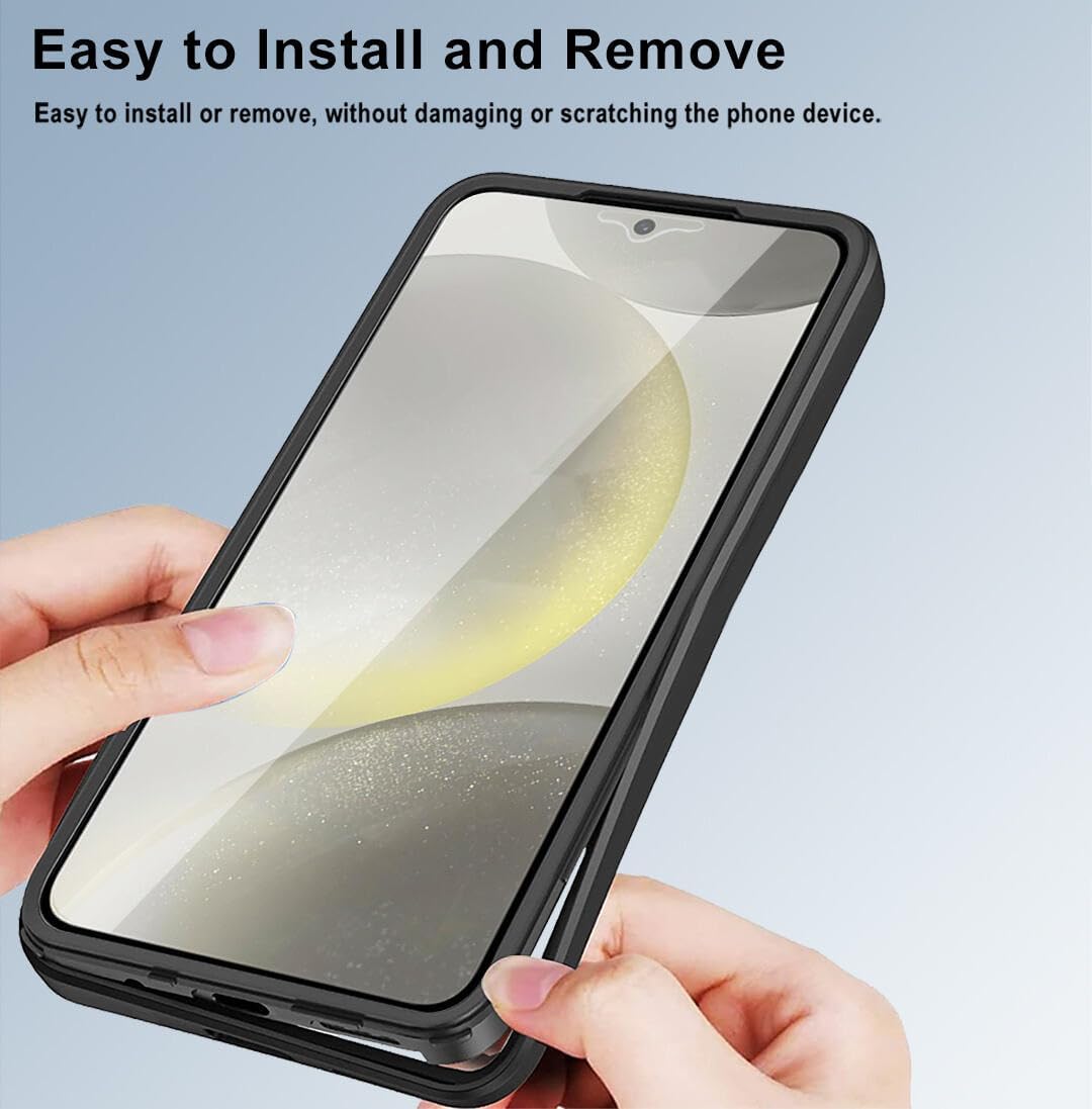Samsung Galaxy S24 FE Case 360 Full Body Screen Protector Cover ...