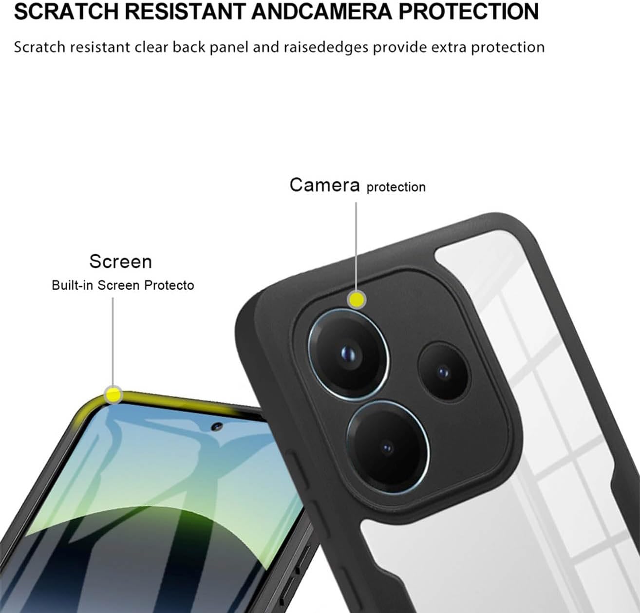 Honor X5c Plus Case 360 Full Body Screen Protector Cover – YourGadget